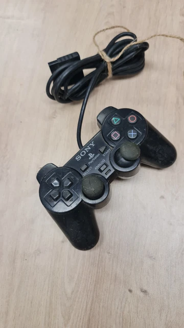 MANETTE OFFICIELLE SONY Ps2 Dualshock 2 Noire Gamepad Psone Scph-10010 ...