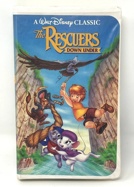 WALT DISNEY THE Rescuers Down Under VHS Black Diamond 1142 £4.74 ...