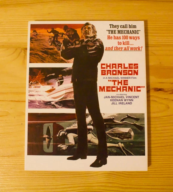 THE MECHANIC BLU-RAY Charles Bronson Scorpion Releasing w/Slipcover OOP ...