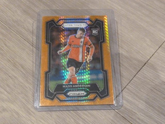 PANINI PRIZM PREMIER League 2023/24 Luton Town Mads Andersen orange ...