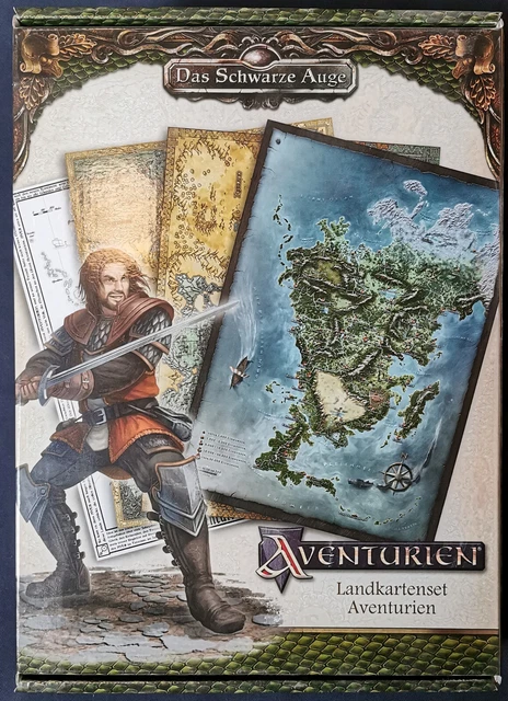 DSA 5 / Das schwarze Auge - Landkartenset Aventurien. Zweite ...