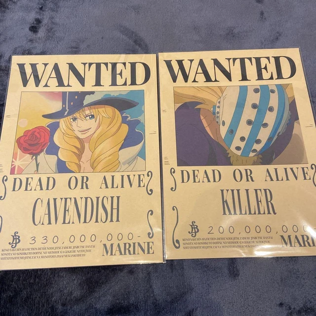 ONE PIECE WANTED Poster A4 Set Of 2 japan £57.43 - PicClick UK