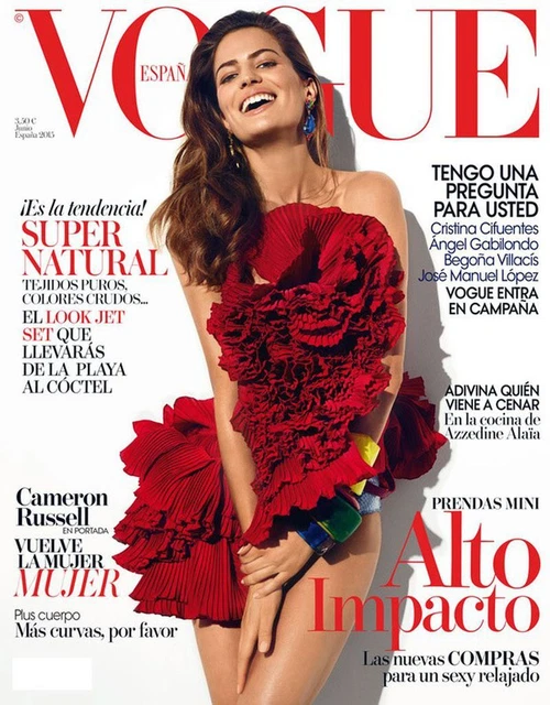 VOGUE SPAIN MAGAZINE June 2015 CAMERON RUSSELL Delilah Parillo ANTONINA ...
