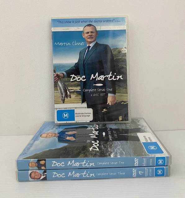 DOC MARTIN DVD Series 1 2 3 Complete Region 4 PAL Martin Clunes VGC ...