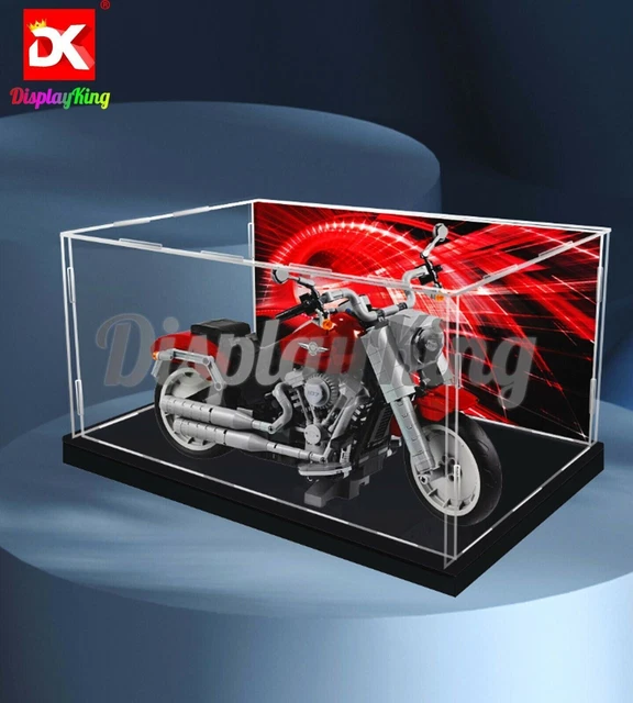 DISPLAY KING-DISPLAY CASE for Lego Harley-Davidson Fat Boy 10269 ...