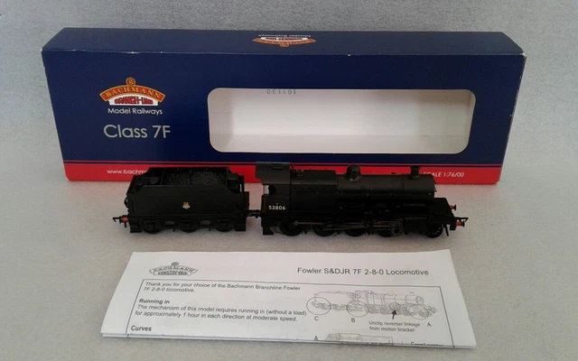 BACHMANN MODEL RAILWAY S&DJR Class 7F 2-8-0 Locomotive 31-010 53806 £ ...