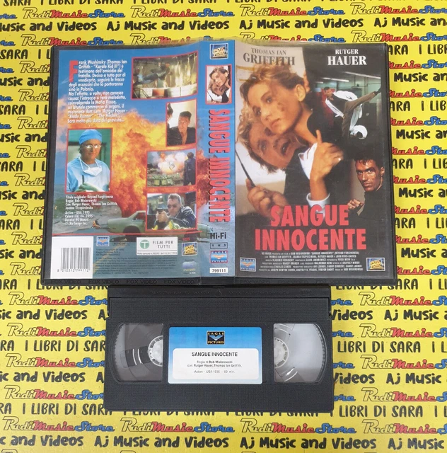 VHS*FILM SANGUE INNOCENTE thomas ian griffith rutger hauer 1995 eagle ...