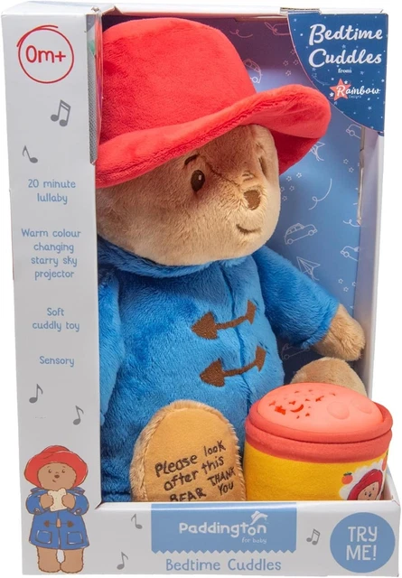 PADDINGTON BEAR BEDTIME Cuddles Teddy & Marmalade Jar Nightlight Set £ ...