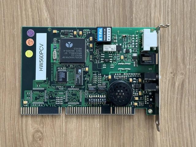 VINTAGE ROCKWELL HW560PCV ISA Modem Card PC DOS £5.00 - PicClick UK