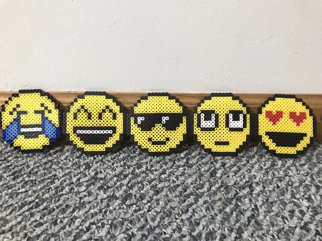 EMOJIS PERLER BEADS Pixel Art EUR 5,59 - PicClick FR