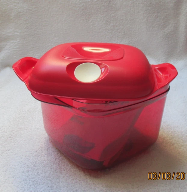 TUPPERWARE MIKRO-FIX 1,9 Liter eckig rot neu EUR 27,50 - PicClick DE