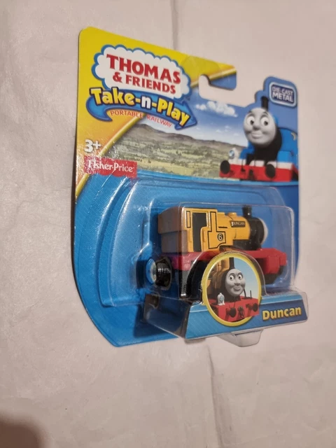 THOMAS THE TANK Engine Friends TAKE ALONG N PLAY DUNCAN TRAIN DIECAST ...