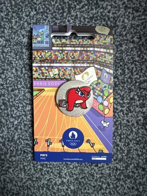 OLYMPIC GAMES PARIS 2024 Official Mascot Athletics Pin Badge New £20.00 ...