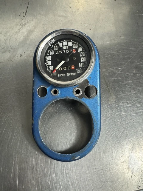 HARLEY DAVIDSON SHOVELHEAD speedo speedometer Ironhead Sportster Dash ...