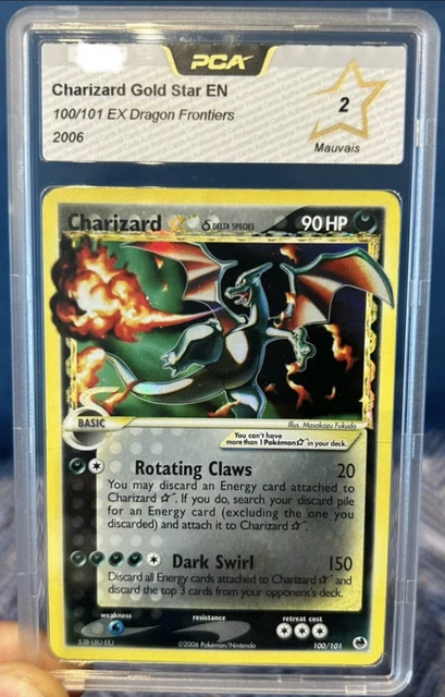 CHARIZARD GOLD Star Delta Species Dragon Frontiers 100/101 Pokemon Ex ...
