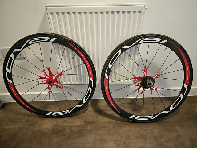 ROVAL RAPIDE STAR 700c Cerchi Ruote in Carbonio Freno Tubulare Shimano ...