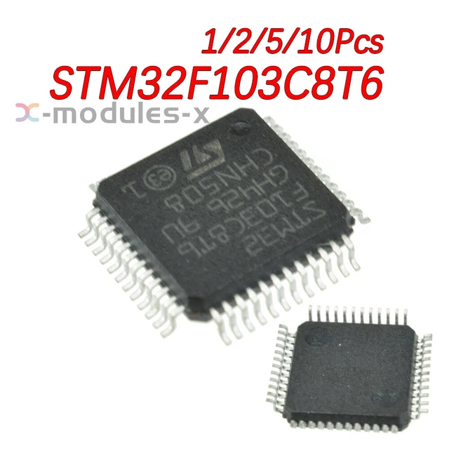 1/2/5/10X STM32F103C8T6 STM32F103 STM32 LQFP48 MCU ARM ST IC Original ...