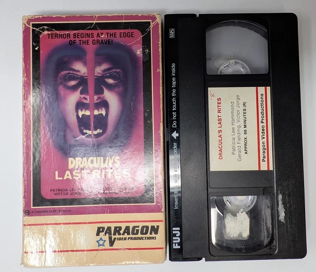 VHS: DRACULA'S LAST Rites: Paragon Video: rare horror £27.13 - PicClick UK
