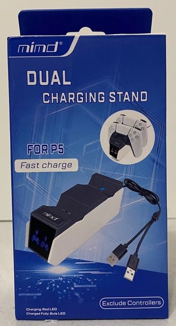 MIMD DUAL CHARGING Stand for PS5 Wireless Controller (SND-462A). NEW ...