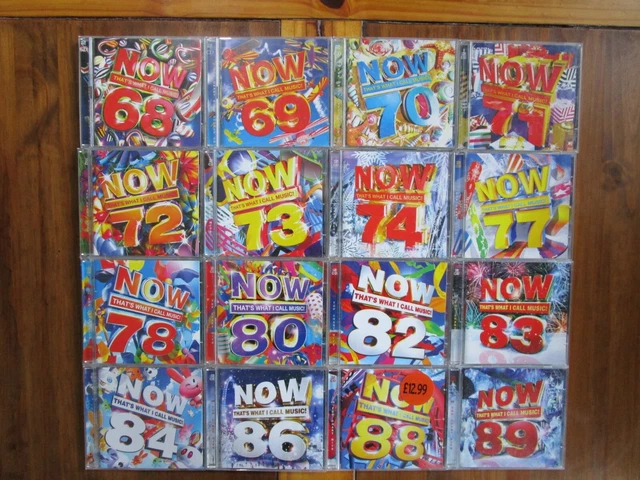 NOW THAT'S WHAT I Call Music x 16 Double CDs JOBLOT BUNDLE COLLECTION ...