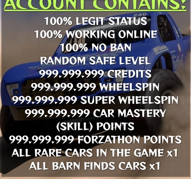 FORZA HORIZON 5 xbox UNLOCKALL MAX. CREDITS CARS WHEELSPINS (NO STEAM ...