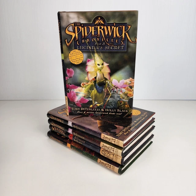 THE SPIDERWICK CHRONICLES Complete Book Set Tony DiTerlizzi & Holly ...