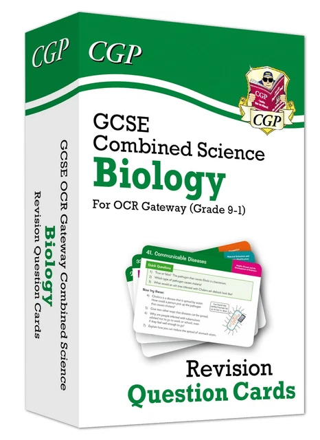 GCSE COMBINED SCIENCE Biology OCR Gateway Revision Question Cards CGP £ ...