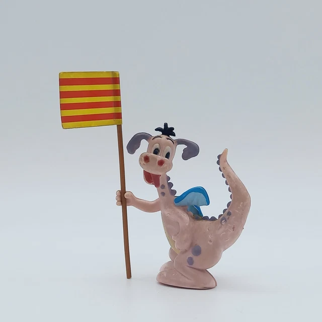 FIGURINE PVC DRAGON Dragui Histoire De Catalogne TV3 Tvc Brb Rose Avec ...