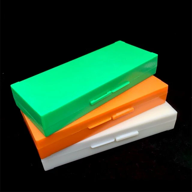 LAB PATHOLOGICAL SLIDES Storage Box Plastic Microscope Slides Box ...