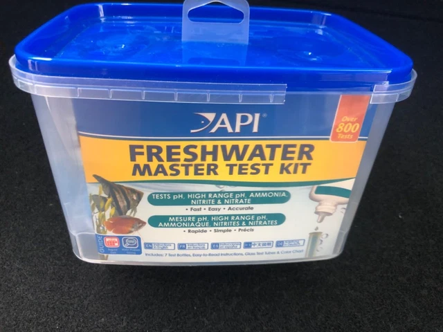 API FRESHWATER MASTER Test Kit Fresh Water Tests pH Ammonia Nitrate ...
