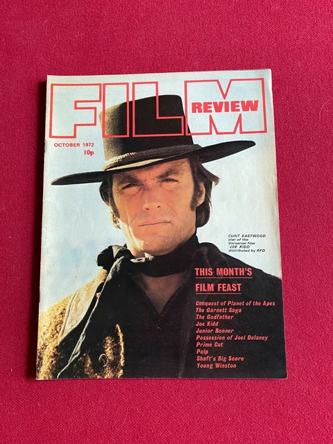 1972, CLINT EASTWOOD, "FILM REVIEW" Magazine (No Label) Scarce ...