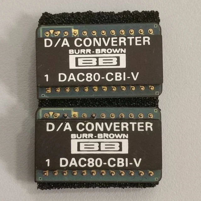 BURR-BROWN DAC80-CBI-V D/A Converter NOS - new old stock EUR 49,00 - PicClick FR