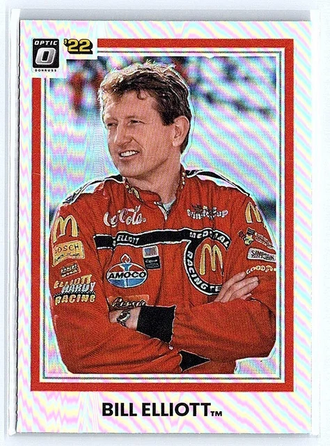 BILL ELLIOTT 2022 Donruss Optique Racing '81 Design Rétro #68 Argent ...