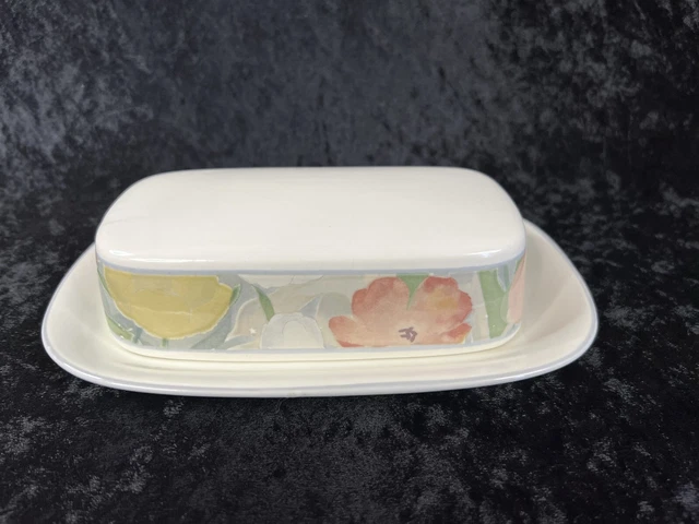 MIKASA INTAGLIO CAC41 CEZANNE 1/4 Pound Covered Butter Dish $15.99 ...