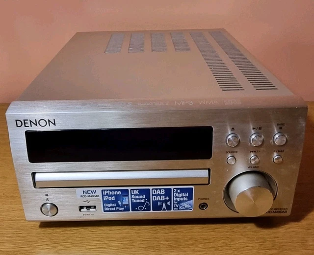 DENON RCD-M40DAB MINI Hi-Fi Amplifier Receiver DAB FM Radio CD Player ...