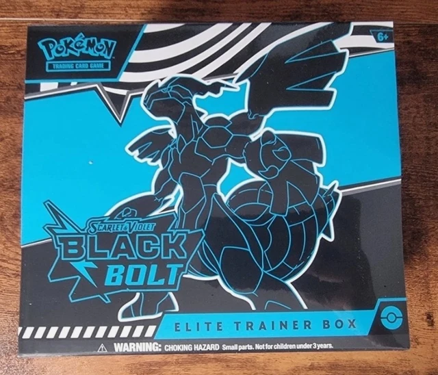 POKEMON S&V BLACK Bolt Elite Trainer Box ETB - New & Sealed - In Hand £ ...