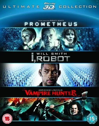 PROMETHEUS / I, Robot / Abraham Lincoln Vampire Hunter Triple Pac... - DVD BOLN £24.53 - PicClick UK