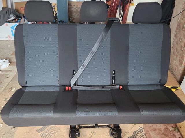 VW TRANSPORTER T5 T6 Rear Folding Bench Seats + Floor Brackets £400.00 ...