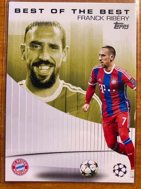 TOPPS UCC FLAGSHIP 24/25 UEFA Soccer Card Best of the Best Frank Ribery ...