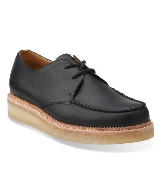 CLARKS ORIGINAUX HOMMES Wallabee Beckery Champ Noir Lea UK 6,7, 8,10 ...