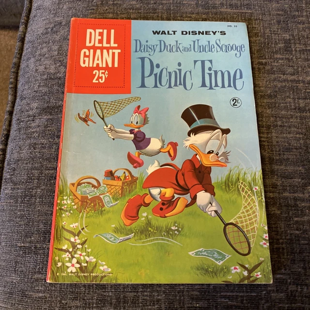 WALT DISNEY’S DAISY Duck Picnic Time Comics - No 33 1960 - Dell Comics ...