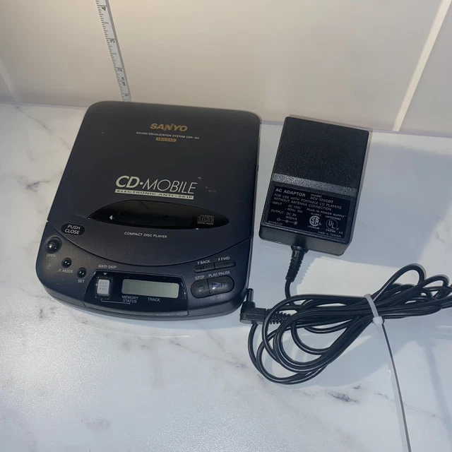 SANYO COMPACT DISK CD Player Sound Equalization System CDP-50 Tested ...