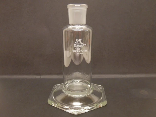 QUICKFIT MF29/3/125 BOROSILICATE Glass Dreschel Bottle 125ml £20.00 - PicClick UK
