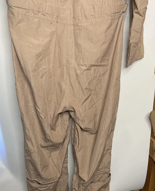 FLYERS COVERALLS MEN Summer Fire Resistant Tan CWU-27P 42R Aramid Blend ...