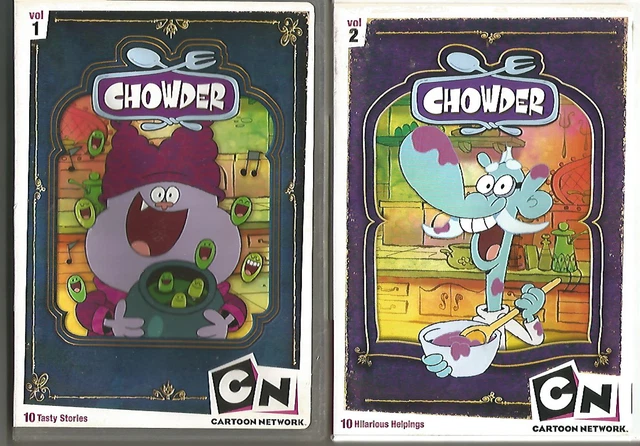 CHOWDER CARTOON NETWORK TV Series Complete Volumes 1-2 (1 & 2) DVD $9. ...