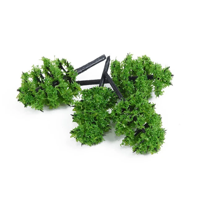 40*MODEL TREES TRAIN Railroad Diorama Wargame-Park Scenery HO OO Scale ...