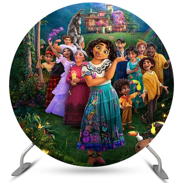 GREENY CARTOON FOREST Happy Character Birthday Backdrop $35.97 ...