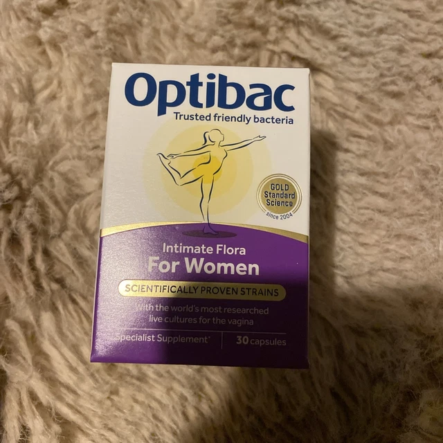 OPTIBAC PROBIOTICS FOR Women 30 Capsules, intimate flora, new stock £12 ...