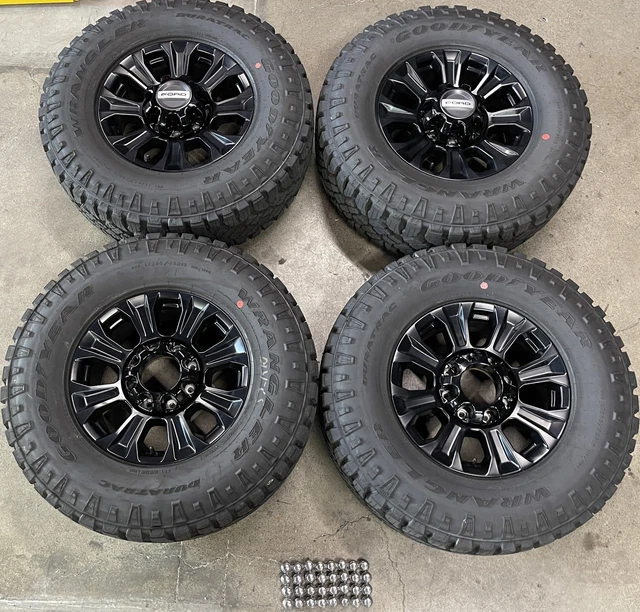 2023 FORD F250 F350 TREMOR FACTORY 18 WHEELS TIRES OEM BLACK RIMS TALL ...