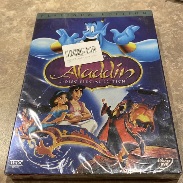 ALADDIN, WALT DISNEY (DVD, 2-Disc, Platinum Edition) - Brand New Sealed ...